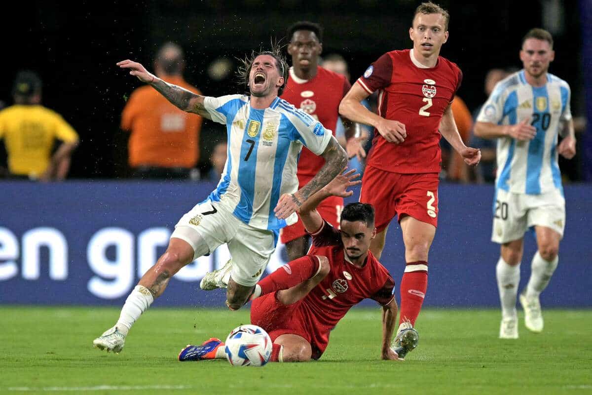 Canada-Argentine: la comédie de Rodrigo De Paul fait beaucoup jaser ...