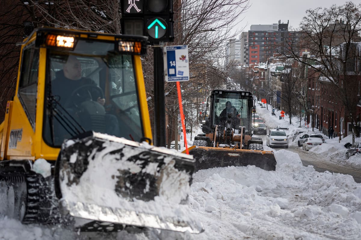 Un col bleu de Montréal se vide le cœur sur le déneigement: «C'est l ...