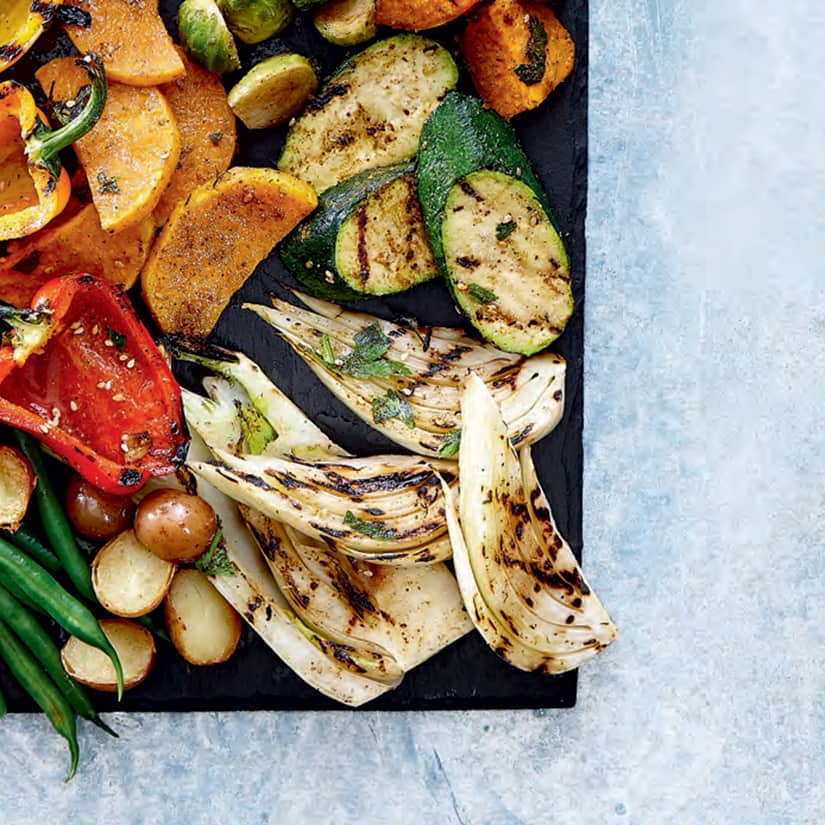 Légumes au basilic pour raclette | Coup de pouce