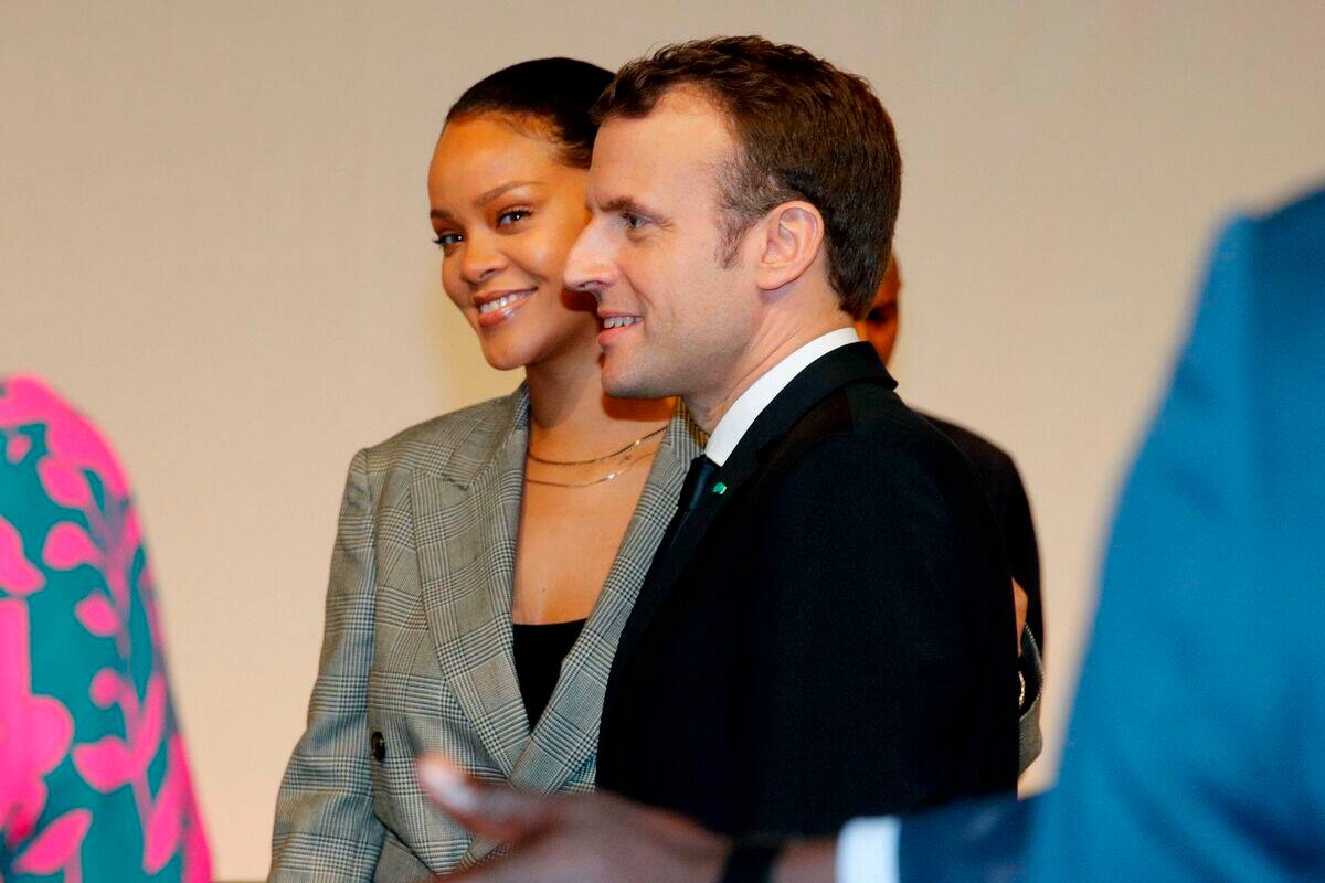 Rihanna et ASAP Rocky ont rencontré Emmanuel Macron avec Kendji Girac | JDM