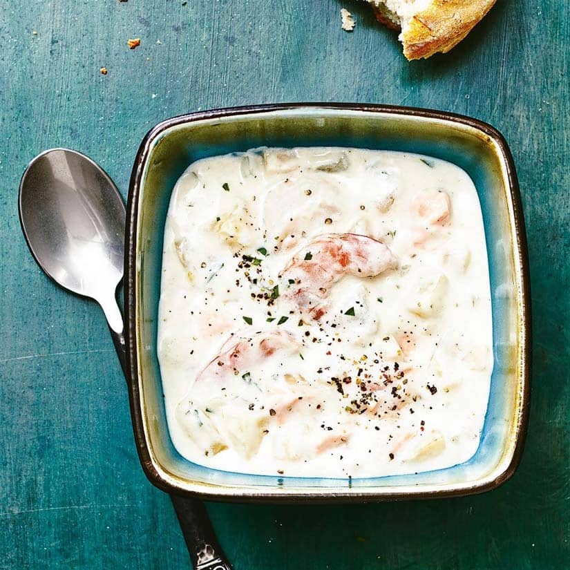 Chaudrée de fruits de mer au fenouil | Coup de pouce