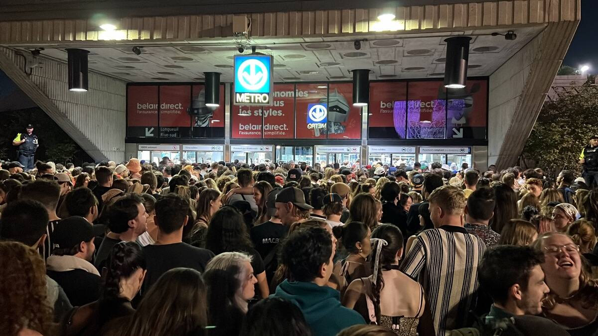 Osheaga: un retour en métro encore très long... mais moins pire que prévu | TVA Nouvelles