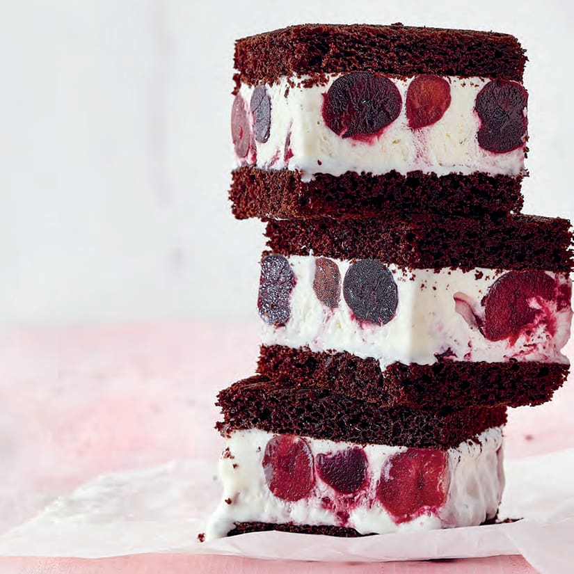 Sandwichs glacés forêt-noire | Coup de pouce