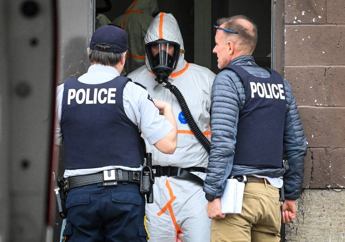 La GRC débarque dans un autre labo clandestin de l’arrondissement de Saint-Laurent | TVA Nouvelles