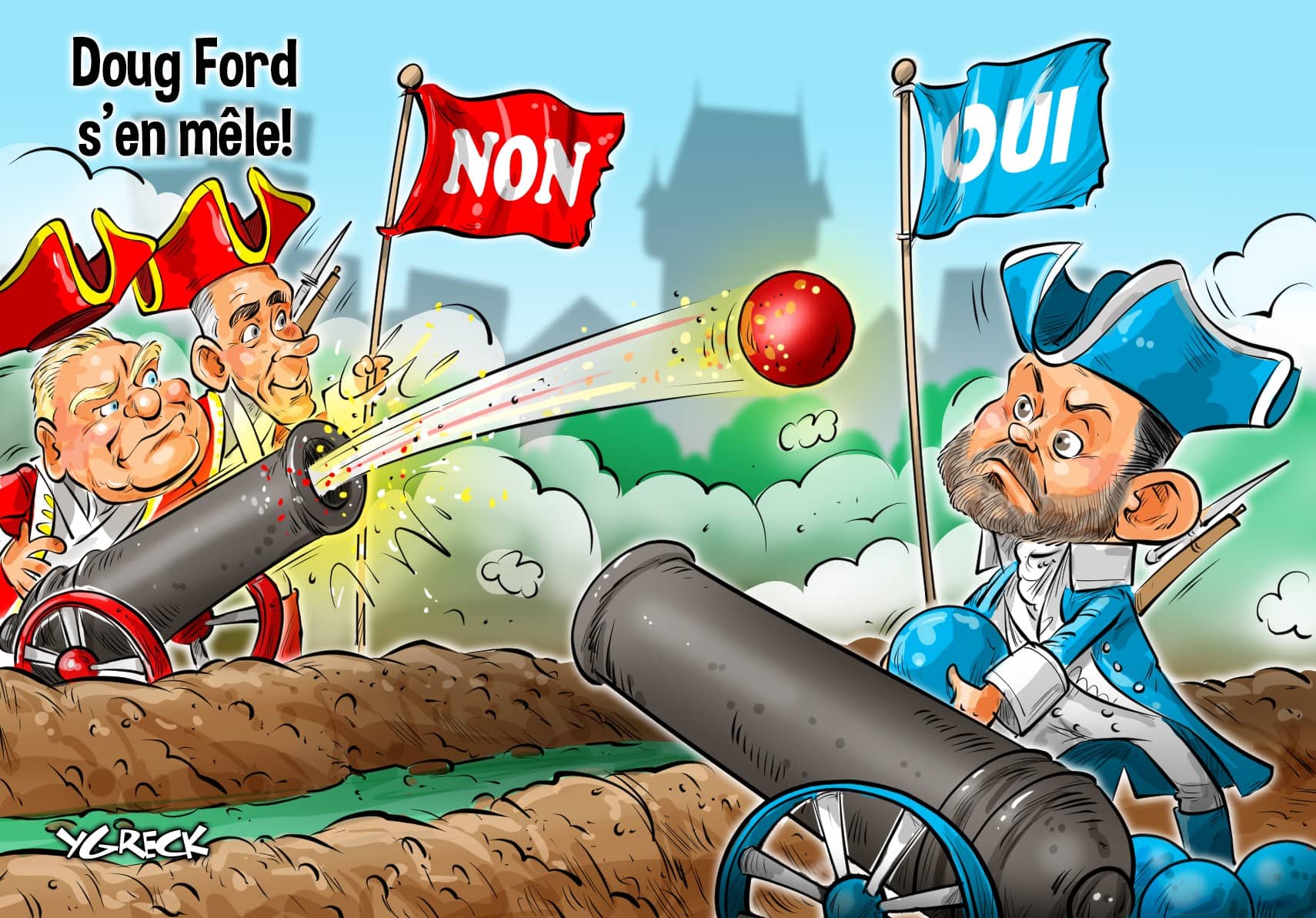 La caricature d’Ygreck en vidéo: Doug Ford se mêle du débat ...