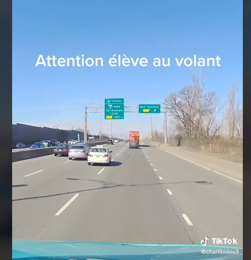 EN VIDÉO | Un élève au volant évite de justesse une collision à ...