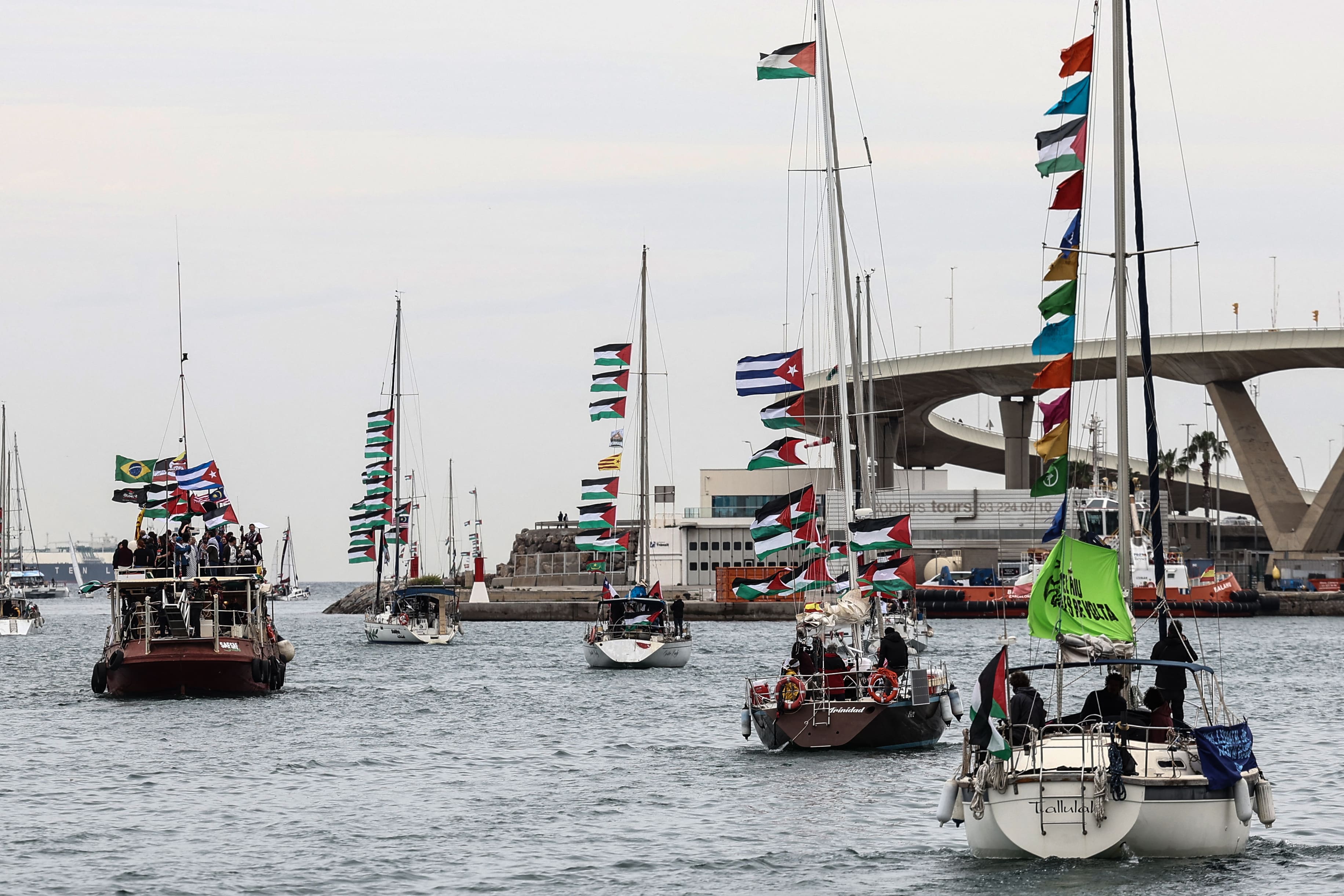 La «flottille pour Gaza» interceptée par Israël loin de ses côtes, au ...