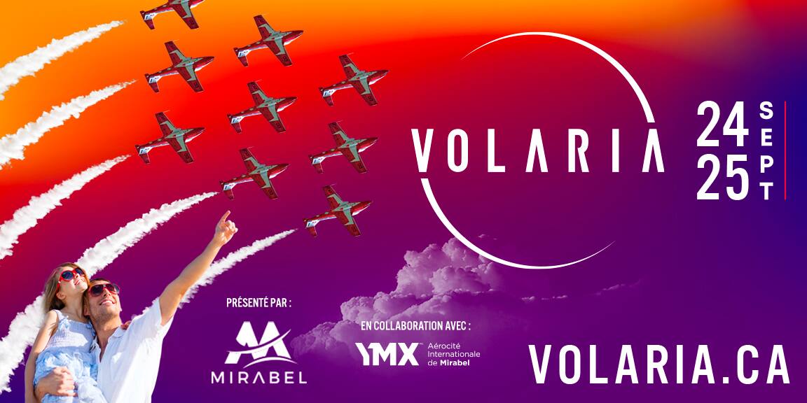 Volaria : un festival aérien à voir absolument à Mirabel | Salut Bonjour
