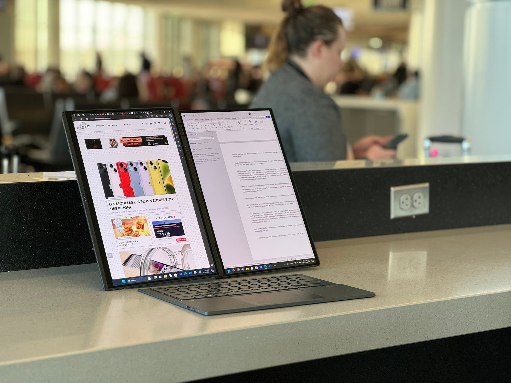 ASUS Zenbook Duo: deux écrans, six lieux | JDM