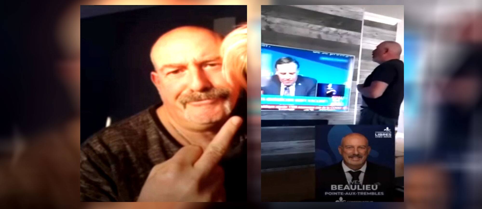 «Suce ma qu*** [Legault]» : un candidat conservateur dans l'embarras | TVA Nouvelles