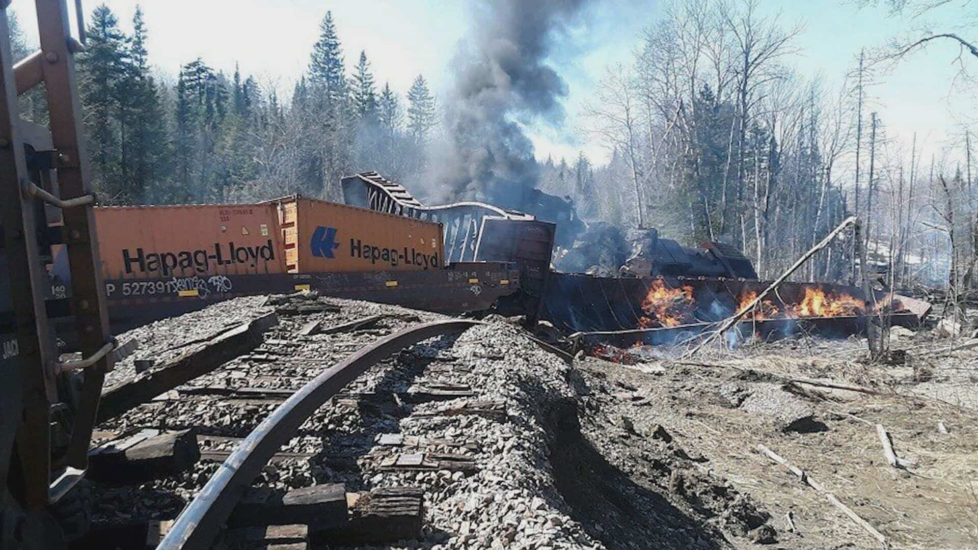 Le déraillement d’un train au Maine fait resurgir des inquiétudes à Lac ...