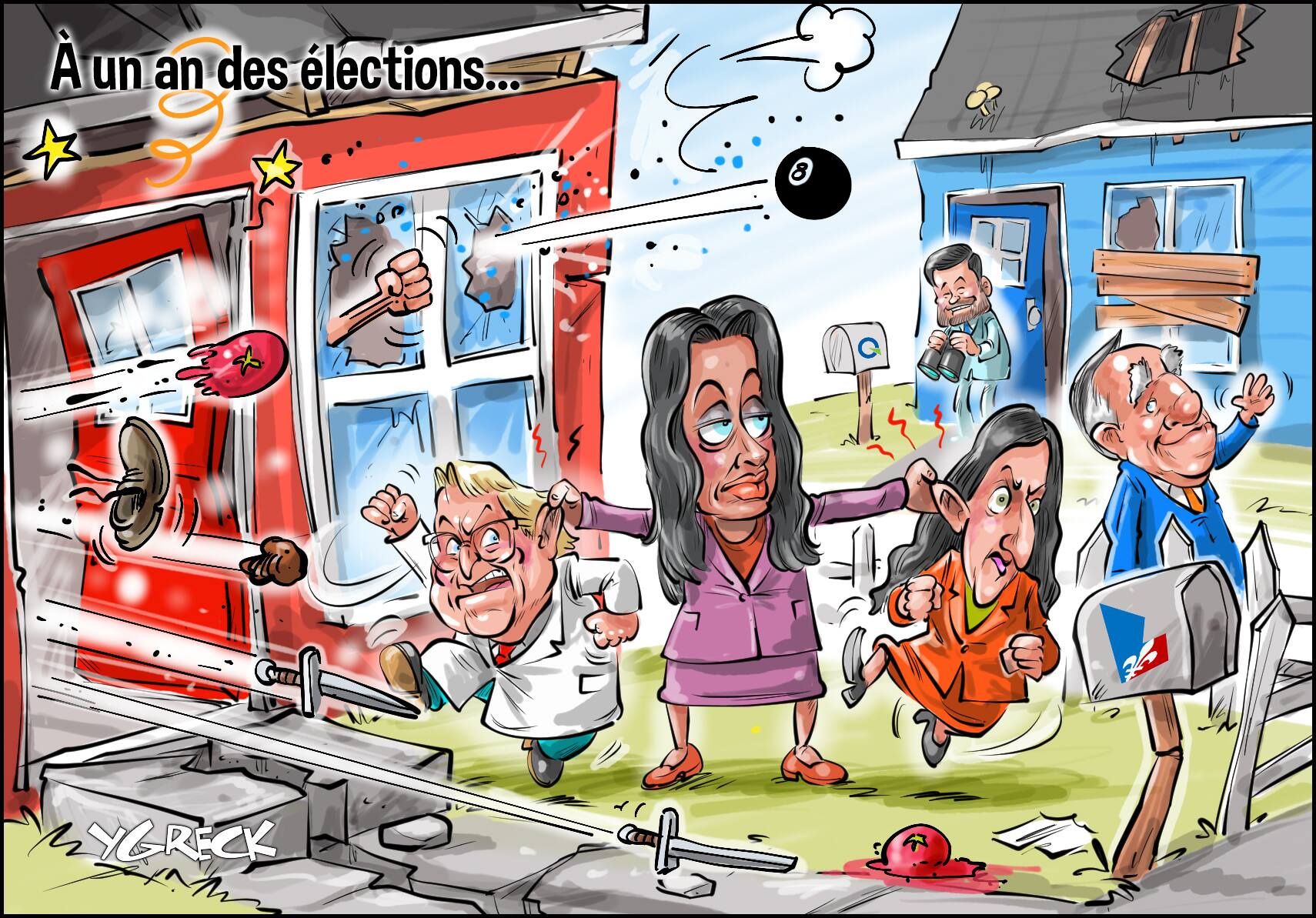 La caricature d'Ygreck | Le Journal de Montréal