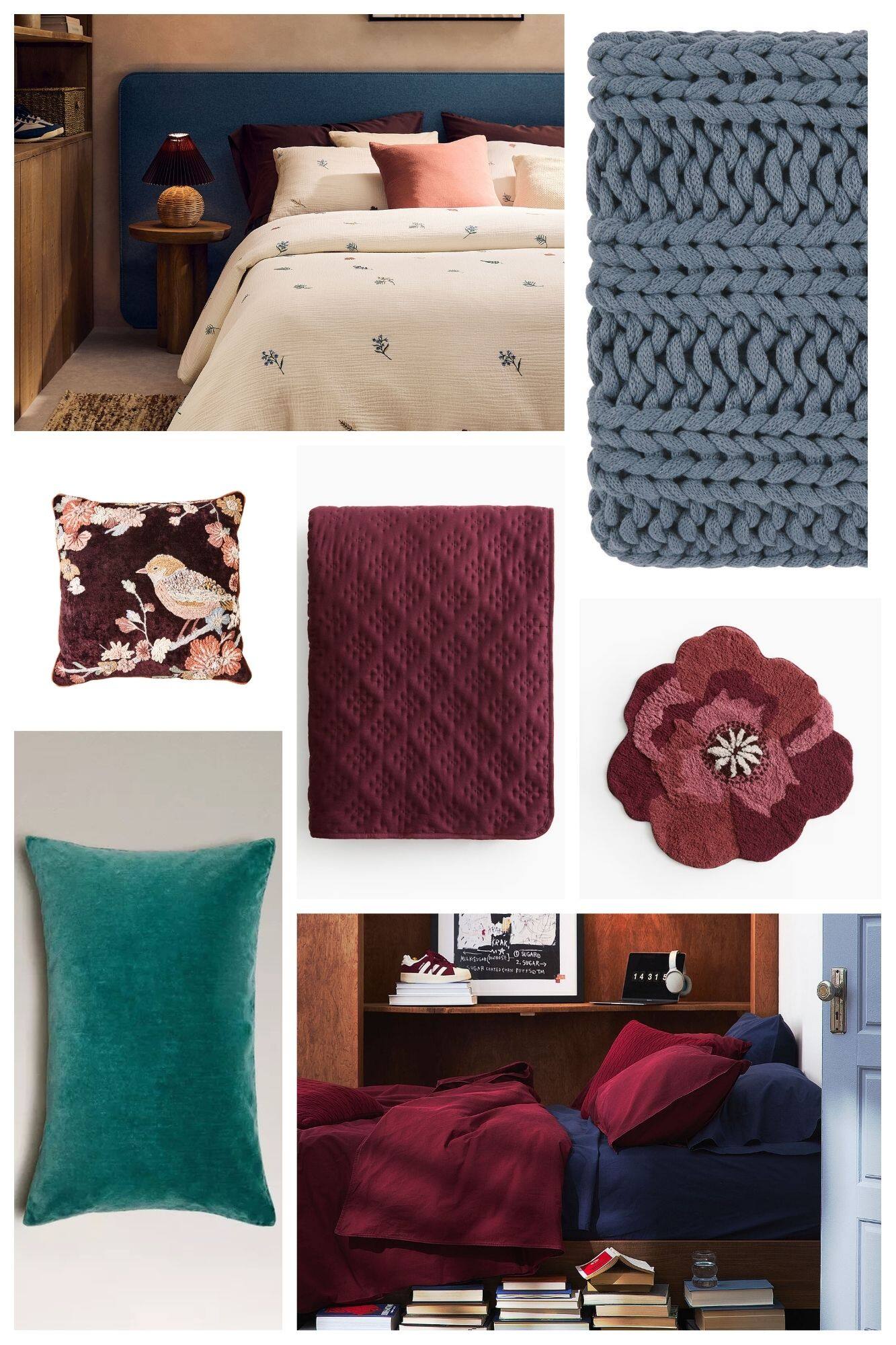 Tendances déco: le mariage du bleu et du rouge | 7 Jours