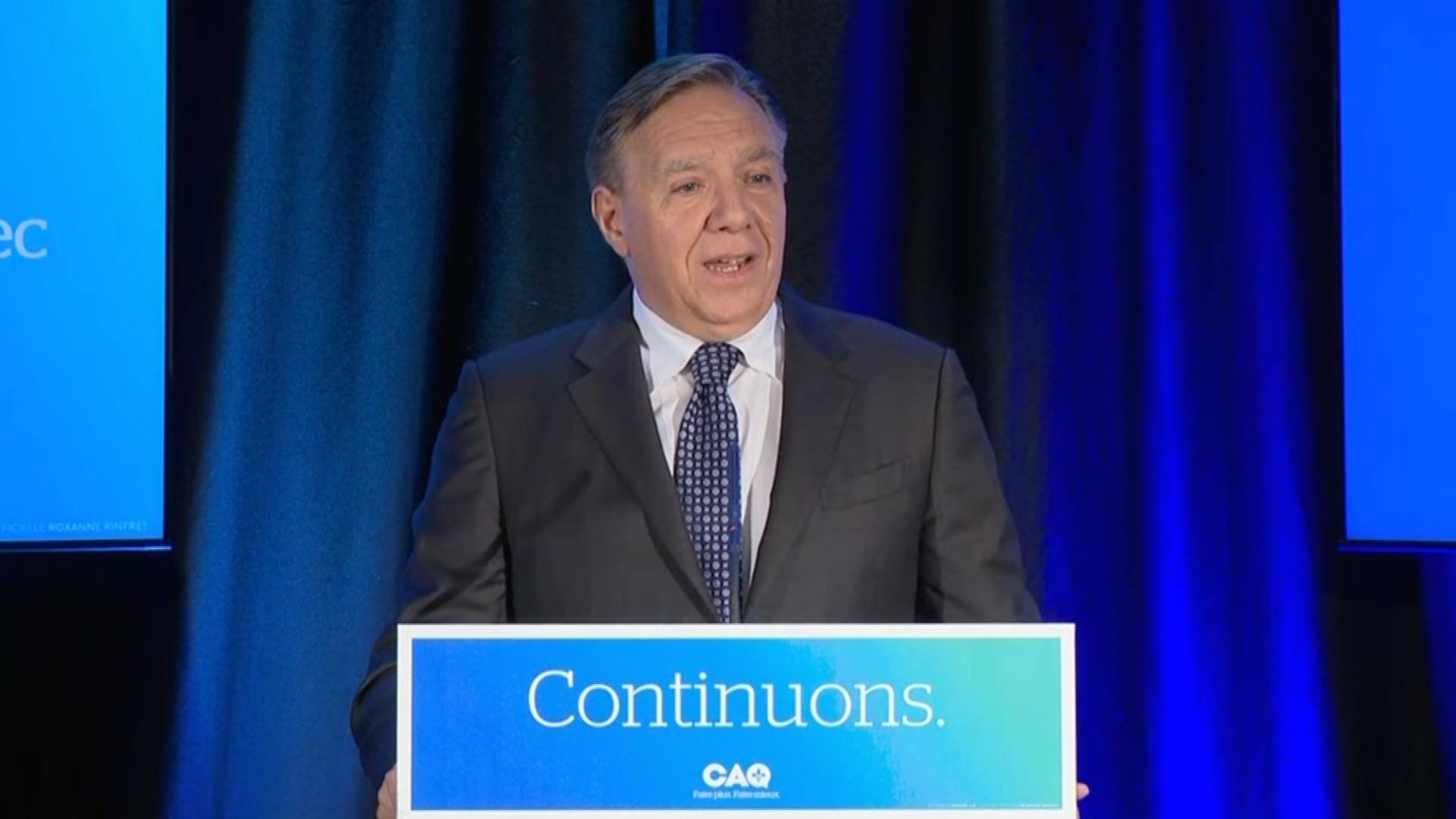 François Legault revient à la charge avec des projets de barrages | TVA ...