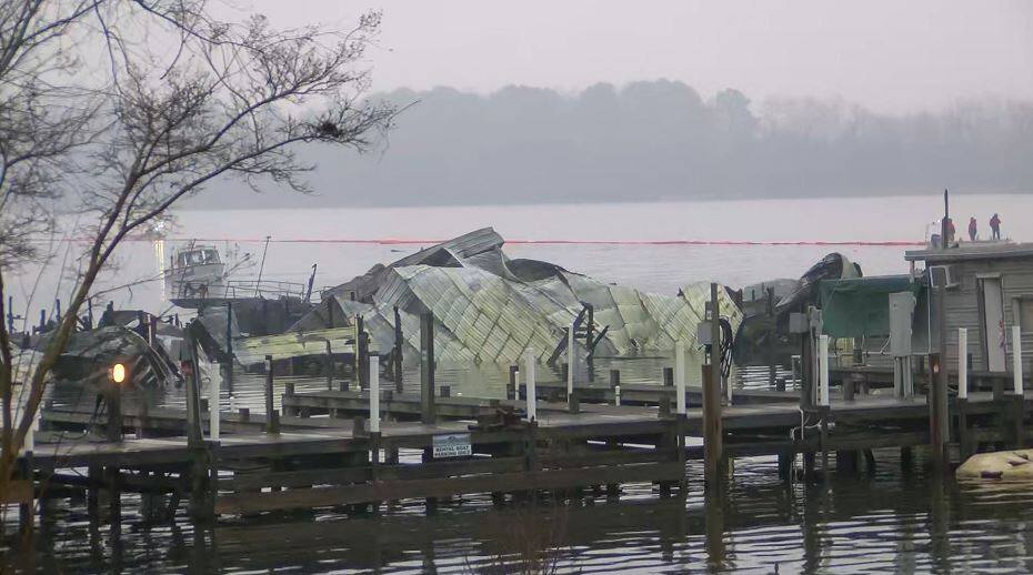 Huit morts dans l'incendie d'une marina en Alabama | TVA Nouvelles