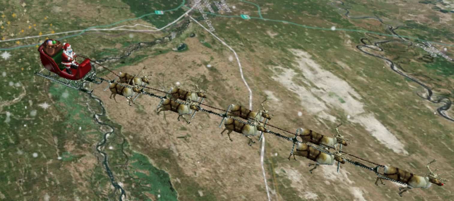 Suivre à la trace le père Noël et ses rennes | JDM