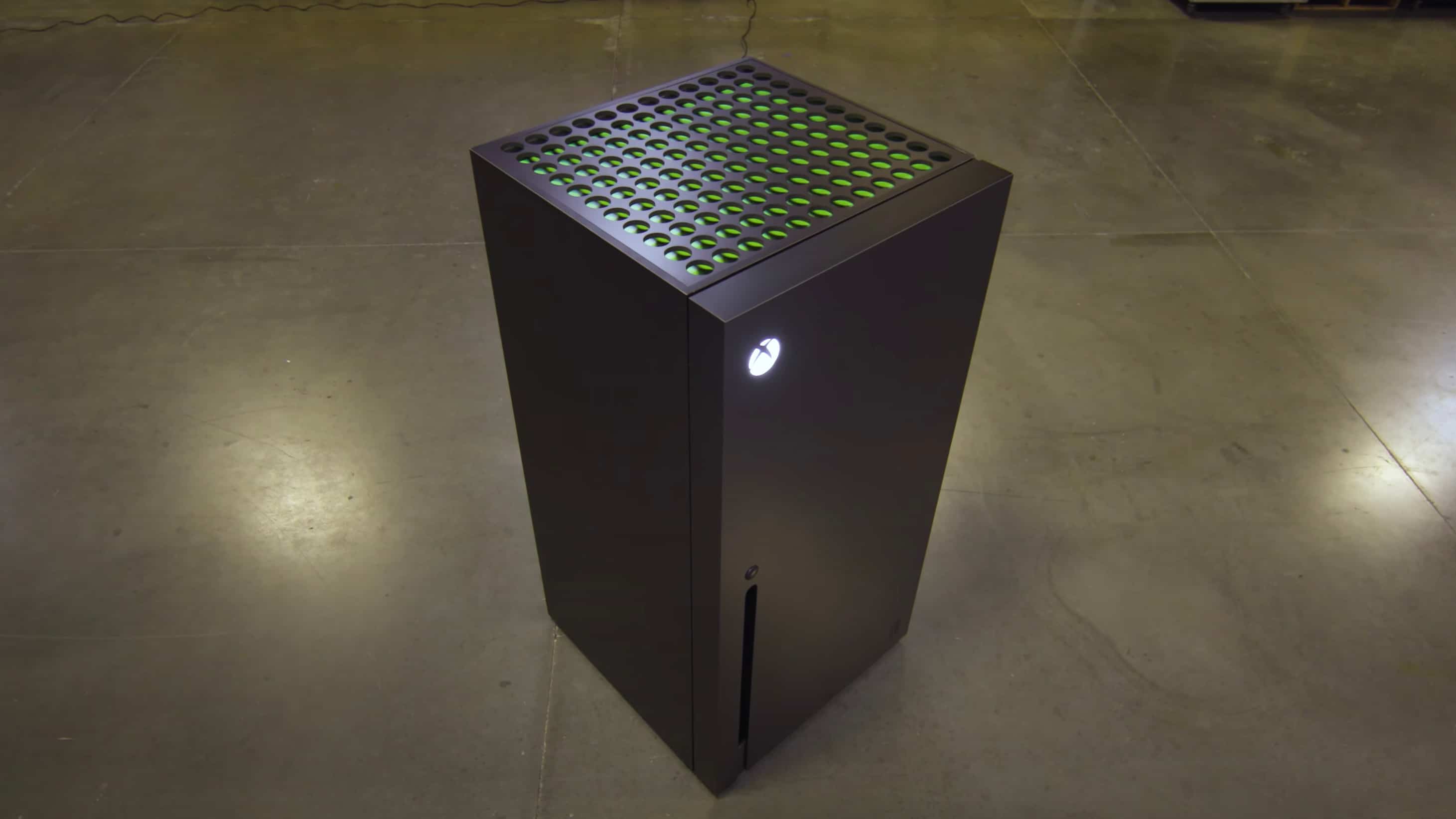 Microsoft a fabriqué un frigo en forme de Xbox Series X et on le veut ...