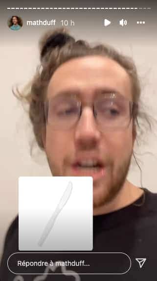 Math Duff s’est ouvert un doigt avec un couteau et les gens veulent ...