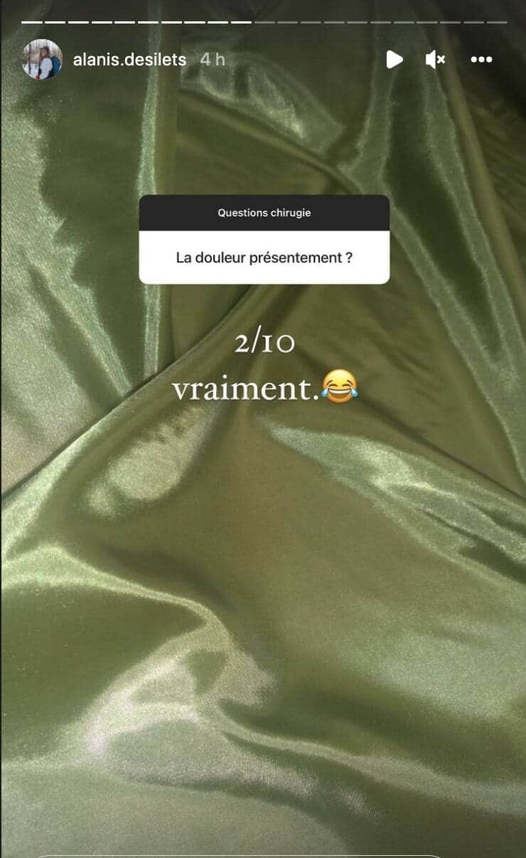 Alanis Désilet a eu une augmentation mammaire et donne tous les détails ...