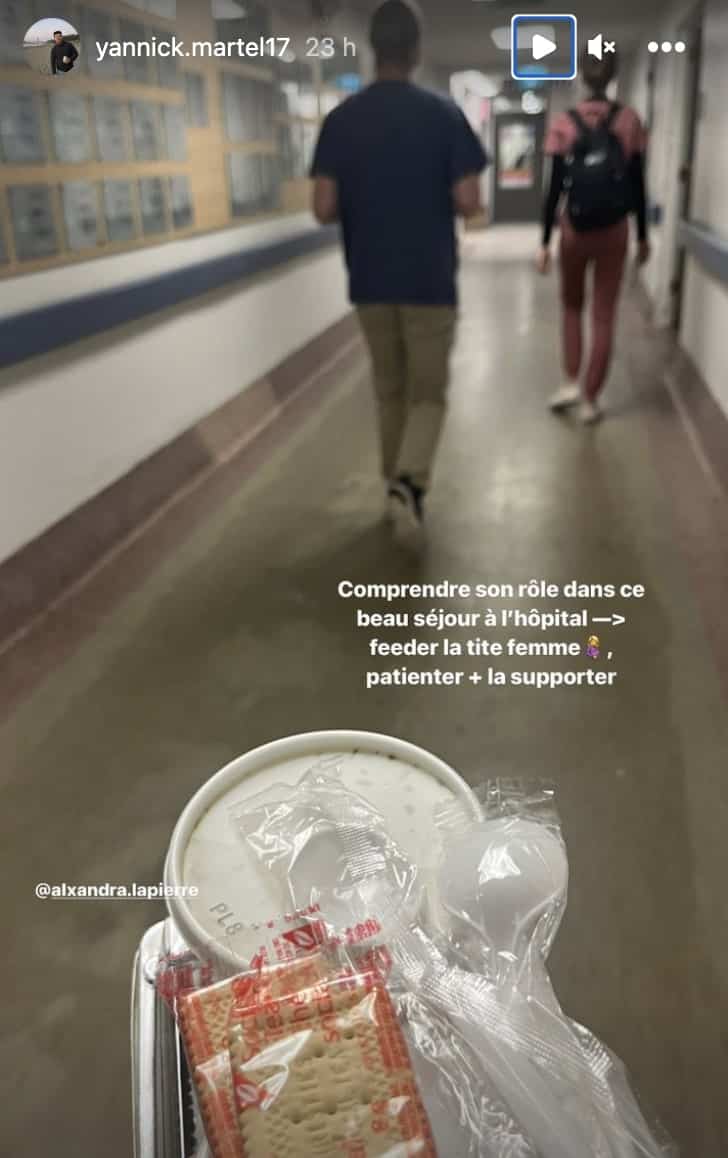 Alexandra Lapierre et Yannick Martel partagent les premières photos de leur bébé | 24 heures