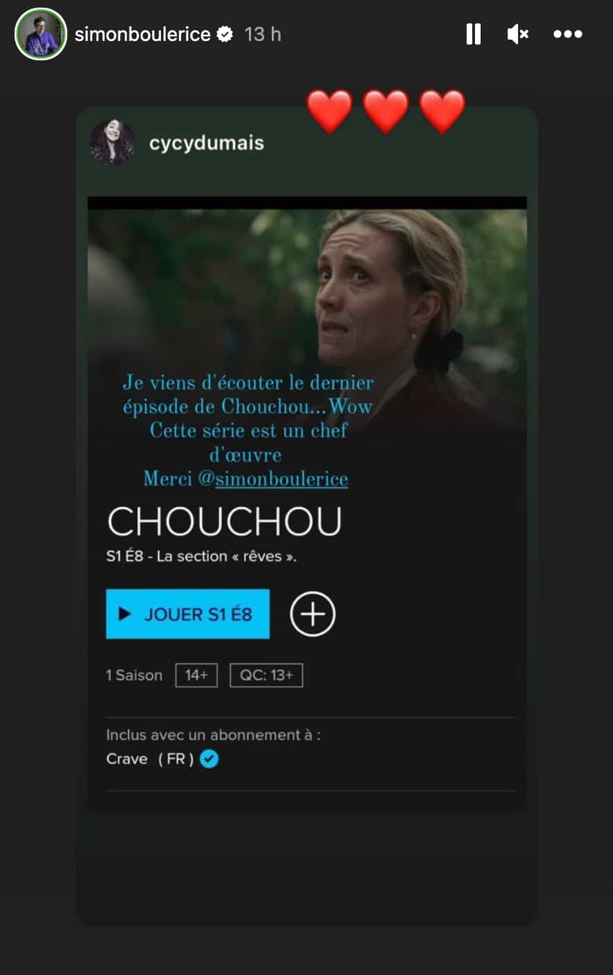 Bonne nouvelle pour les fans de la série «Chouchou» | 7 Jours