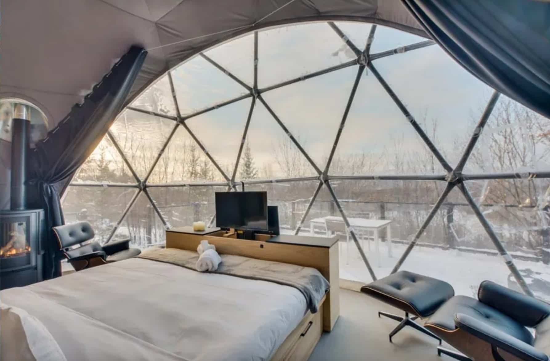 10 splendides dômes à louer avec (et sans) spa au Québec | Salut Bonjour