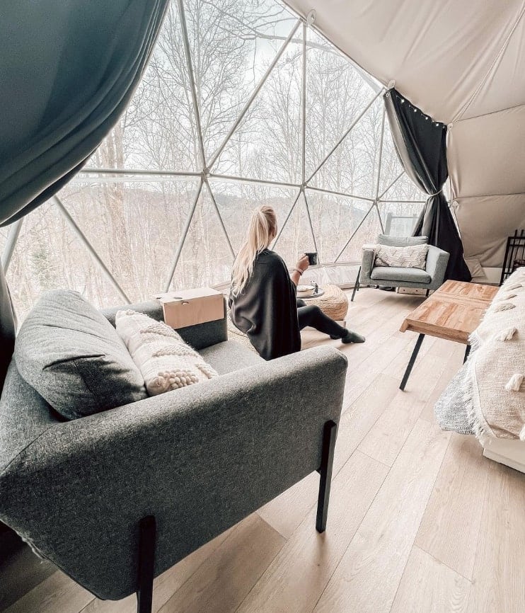 10 splendides dômes à louer avec (et sans) spa au Québec | Salut Bonjour