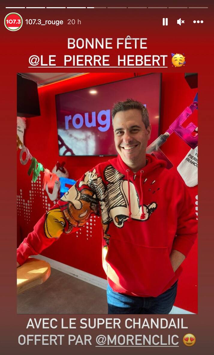 Christine Morency offre le parfait cadeau à Pierre Hébert, et ça prouve ...
