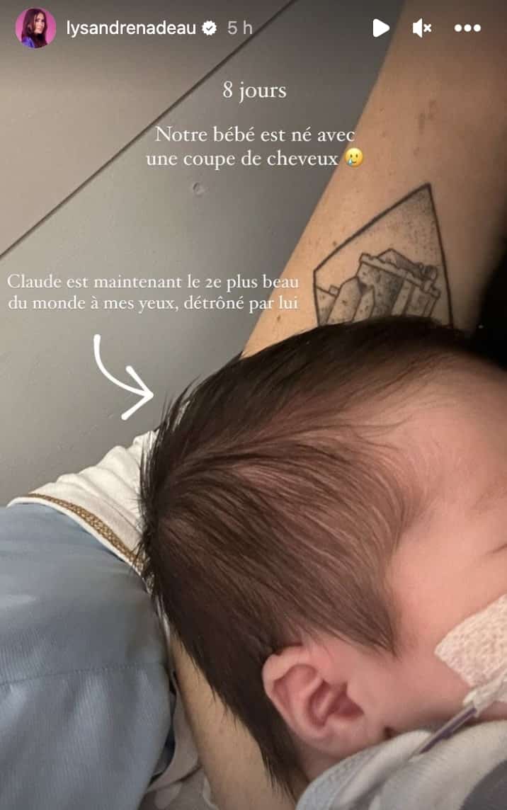 Lysandre Nadeau partage le prénom de son bébé qui est un hommage à son père et celui-ci fond en ...