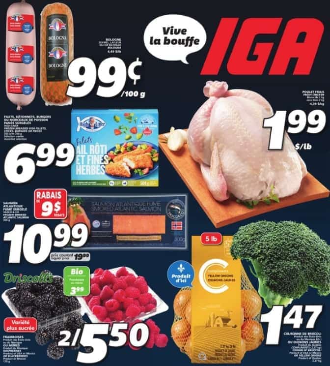 Les meilleurs rabais de la semaine du 30 mars en épicerie | Salut Bonjour