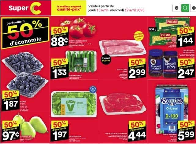 Les meilleurs rabais de la semaine du 13 avril en épicerie | Salut Bonjour