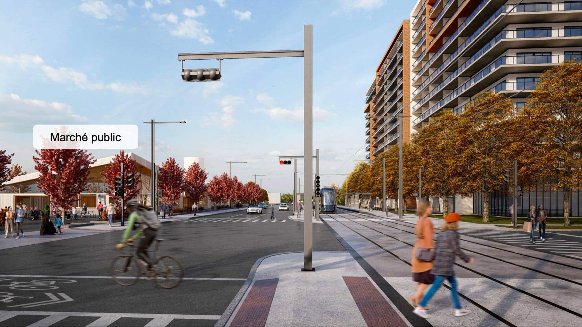 Réaménagement complet du campus de Rochebelle pour le tramway de Québec ...
