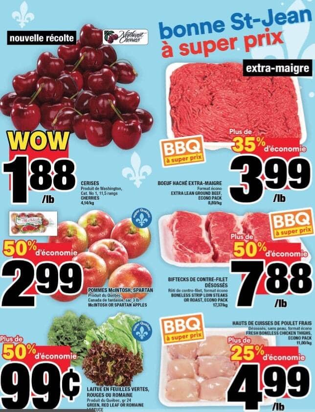 Les meilleurs rabais de la semaine du 22 juin en épicerie | Salut Bonjour