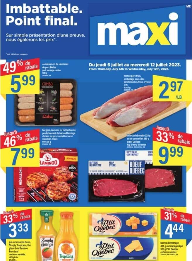 Les meilleurs rabais de la semaine du 6 juillet en épicerie | Salut Bonjour