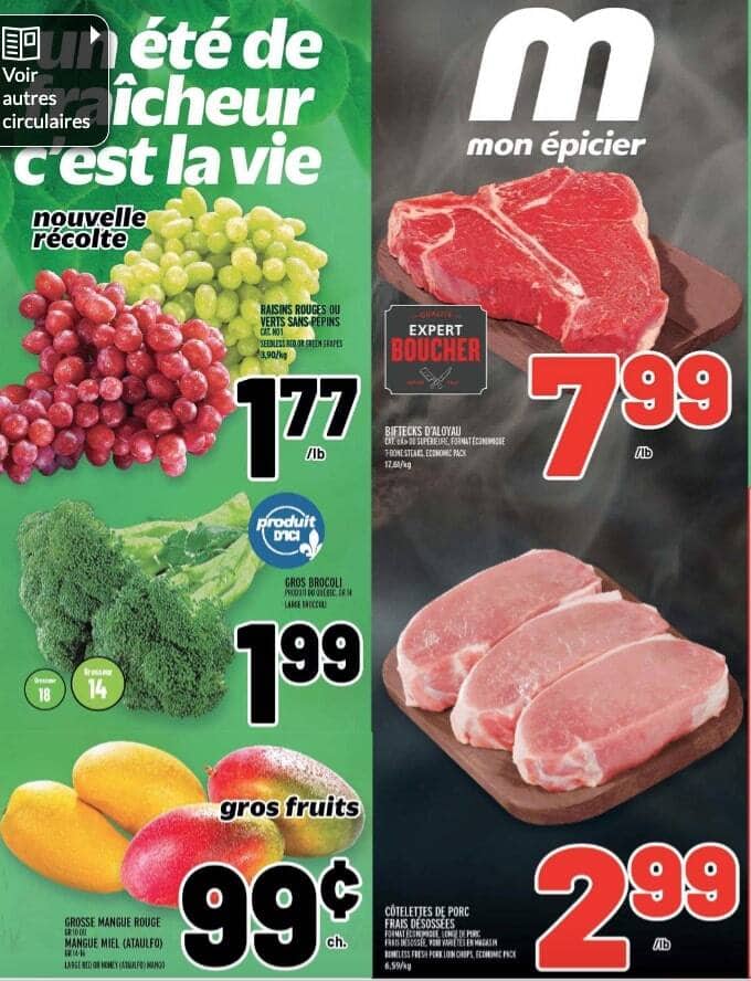 Les meilleurs rabais de la semaine du 6 juillet en épicerie | Salut Bonjour