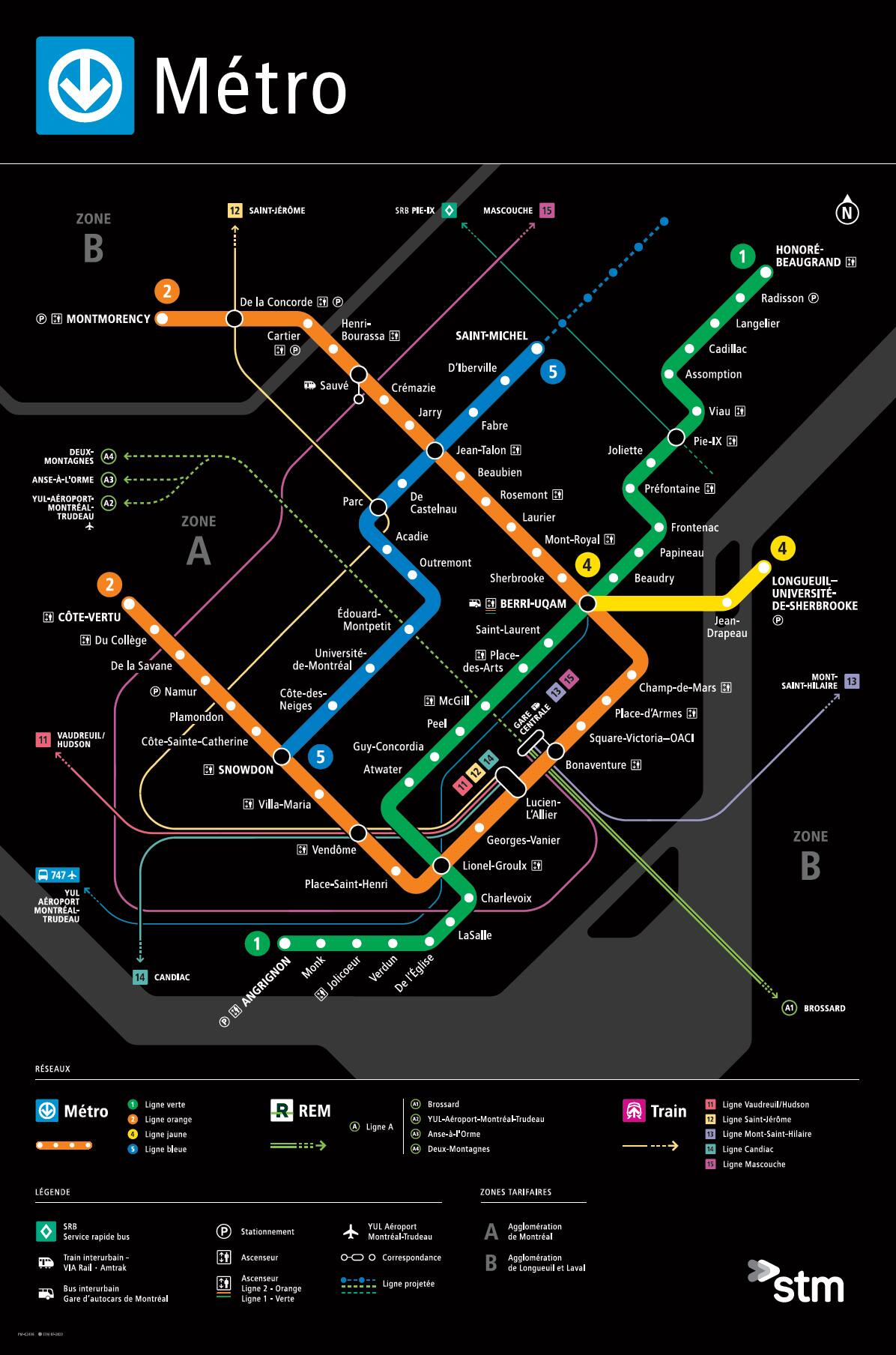 Mais où est donc la ligne 3 du métro de Montréal? | 24 heures