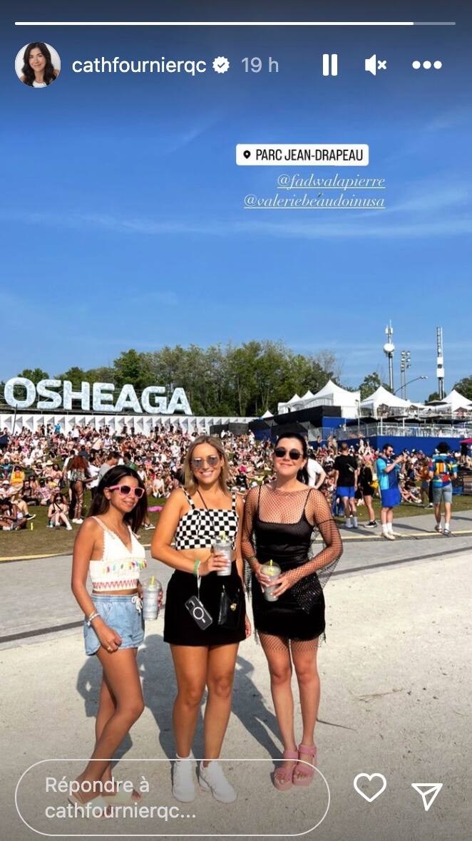 Catherine Fournier, sublime dans une tenue inhabituelle à Osheaga ...