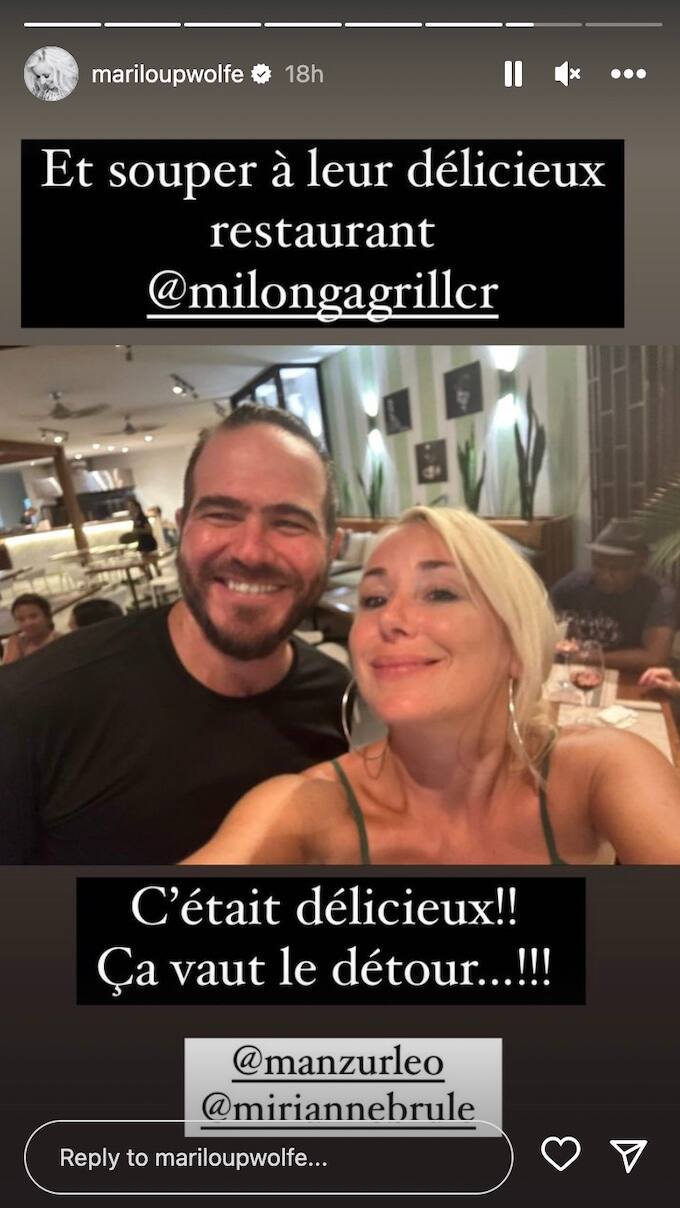 En voyage au Costa Rica, Mariloup Wolfe s'arrête au restaurant de ...