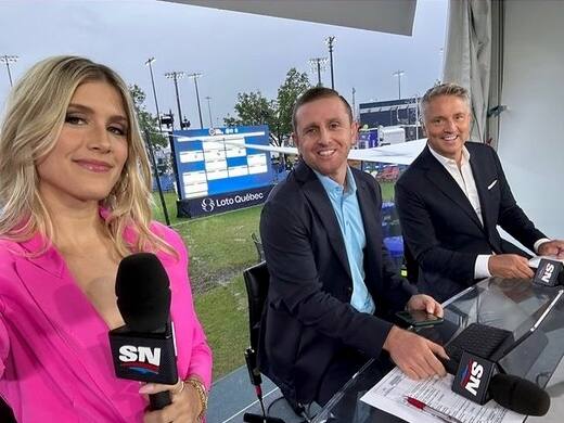 Omnium Banque Nationale: Eugenie Bouchard à la télévision | JDM