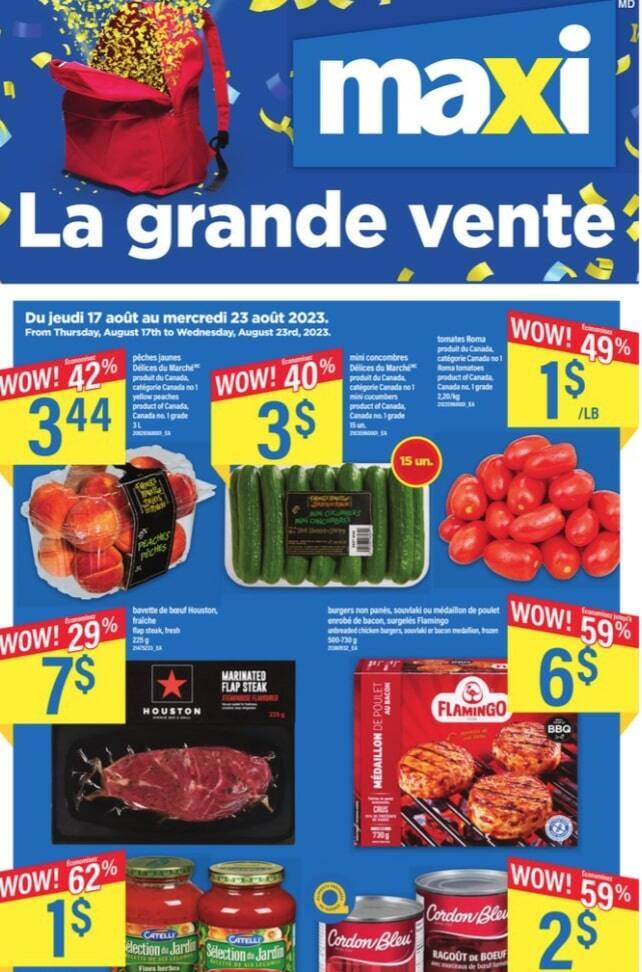 Les meilleurs rabais de la semaine du 17 août en épicerie | Salut Bonjour
