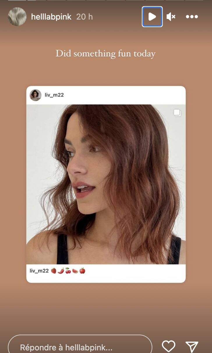 Livia Martin ose une couleur de cheveux inattendue pour l’automne | 24 ...