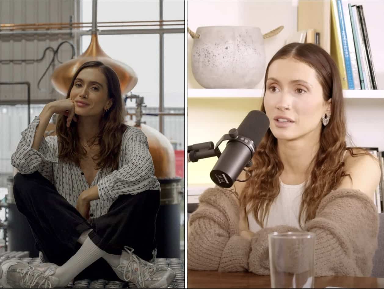 L’influenceuse Izzi Poopi couvre sa poitrine d’une plume... et rien d ...