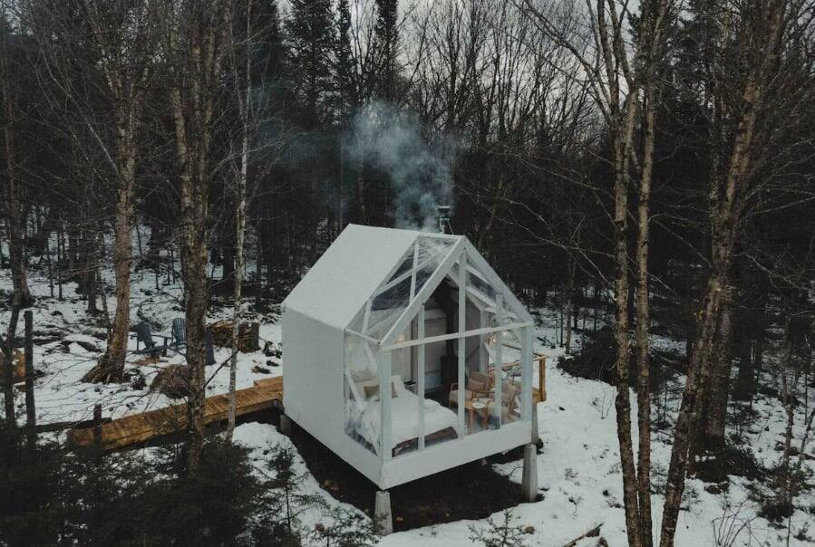 Mini-chalets Lùna: des cocons pour deux près de Québec | JDQ