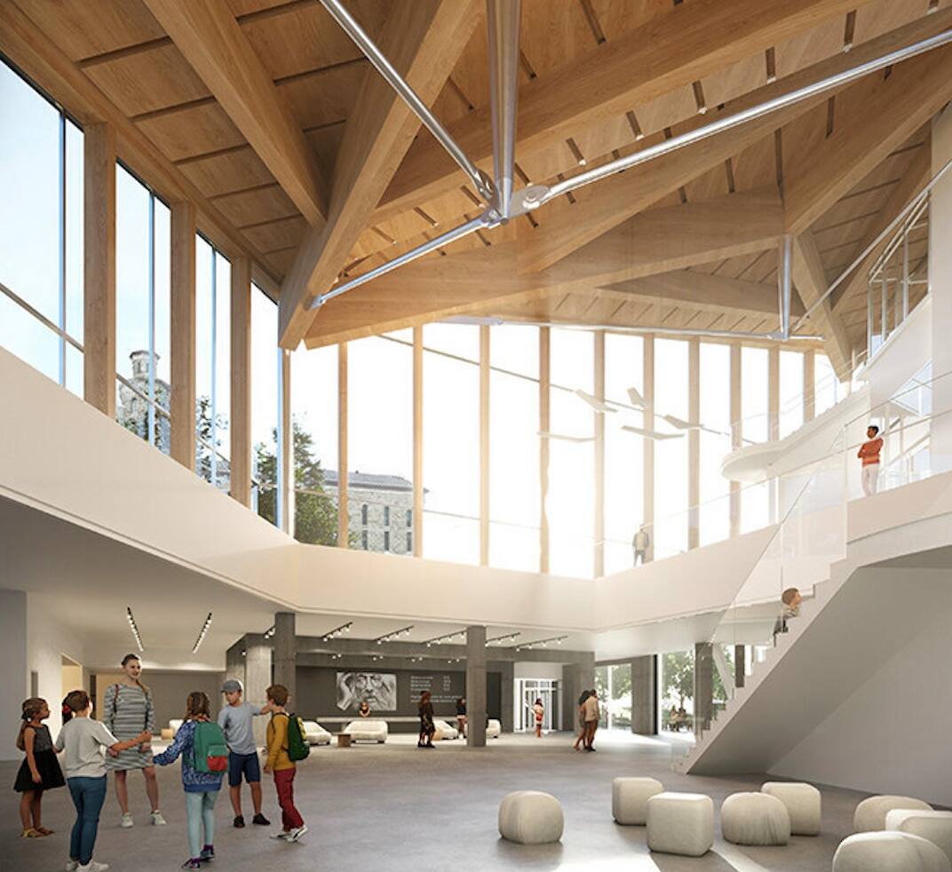 L'Espace Riopelle sera construit au coût de 84 M$, soit presque deux ...