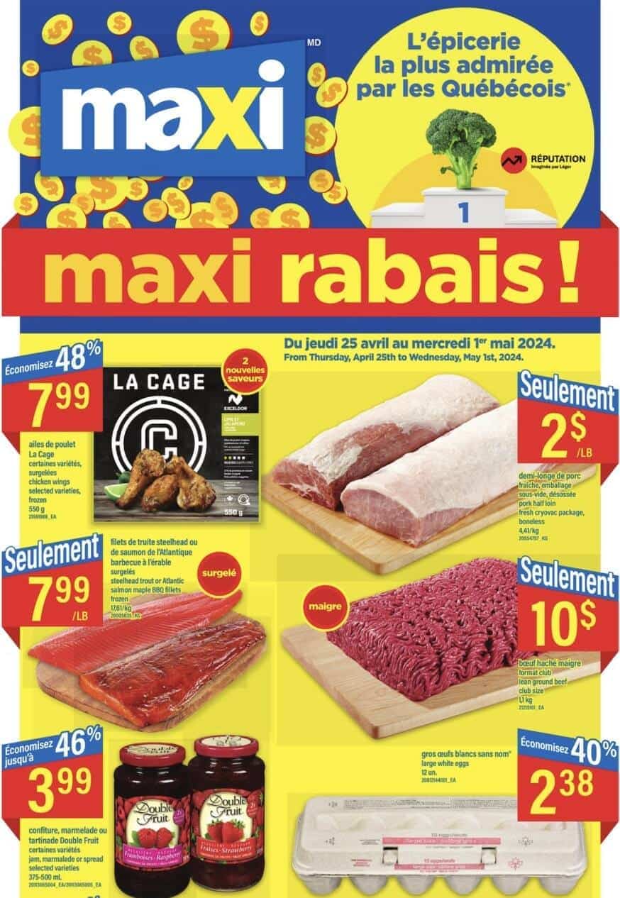 Les meilleurs rabais de la semaine du 25 avril en épicerie | Salut Bonjour