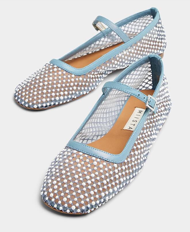 Voici où trouver les jolies ballerines en filet que portent toutes les ...
