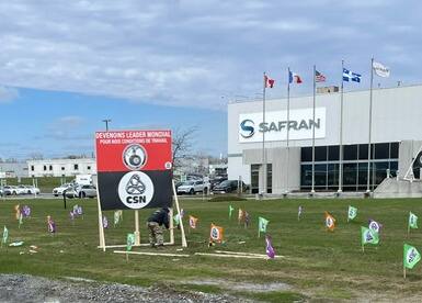 Pour la grève à 99% chez Safran | Le Journal de Montréal