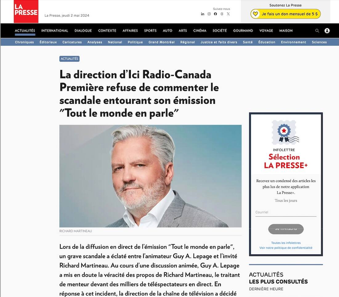 À mon tour d’être utilisé pour une fausse pub! | JDQ