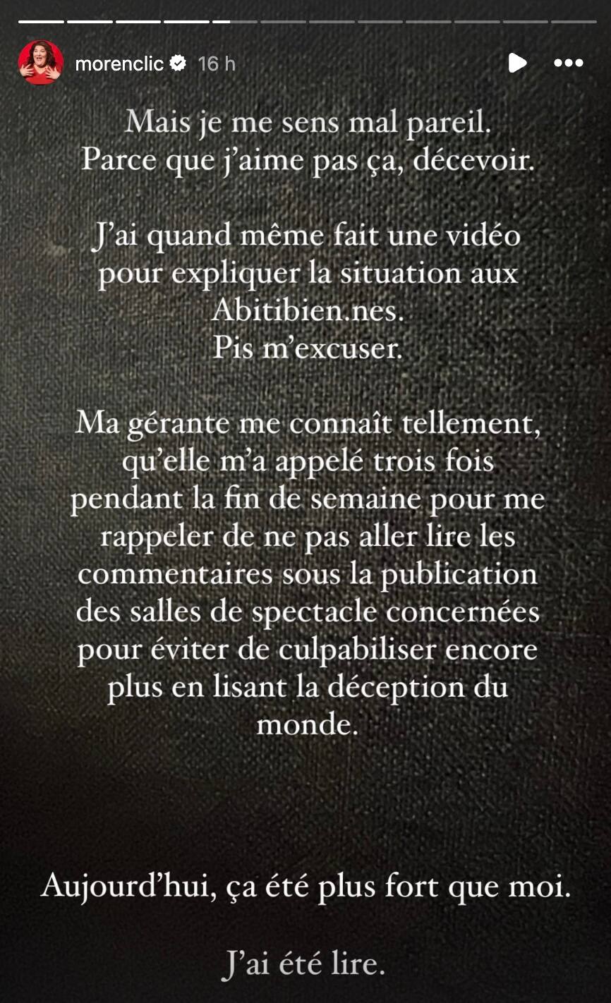 Christine Morency rétorque à des internautes qui lui envoient des ...