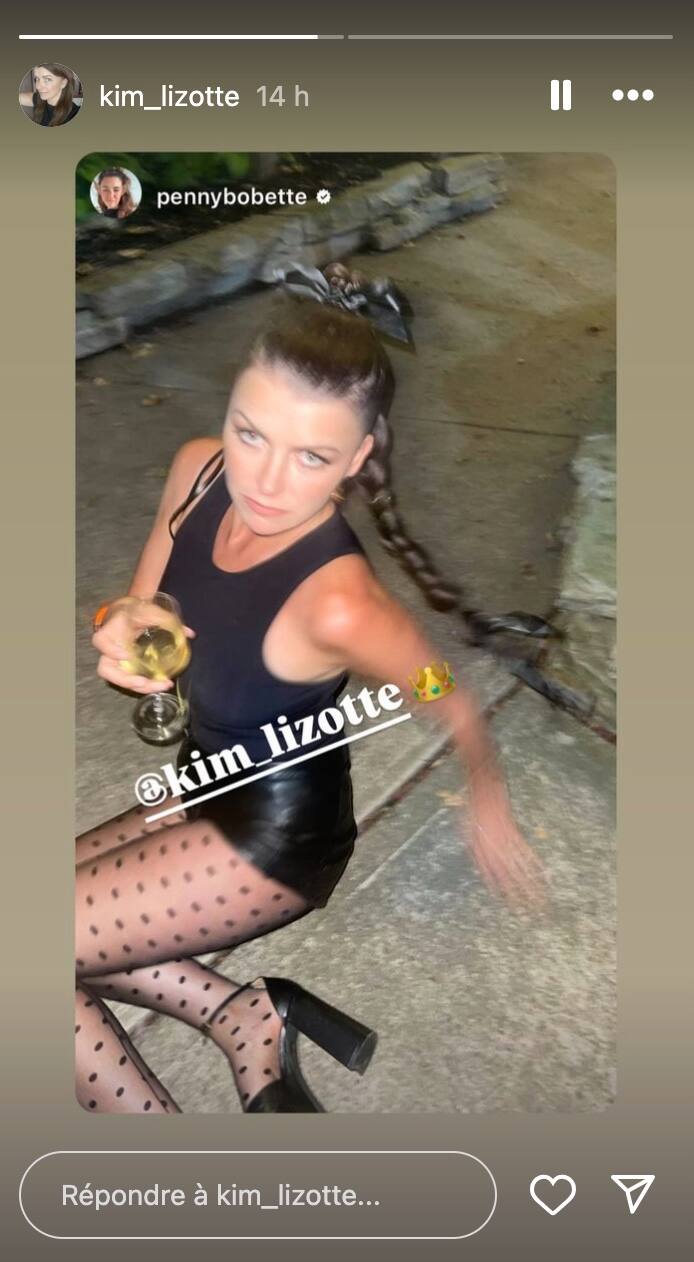 Kim Lizotte, femme fatale, ose la tendance sans pantalon | Clin d'œil